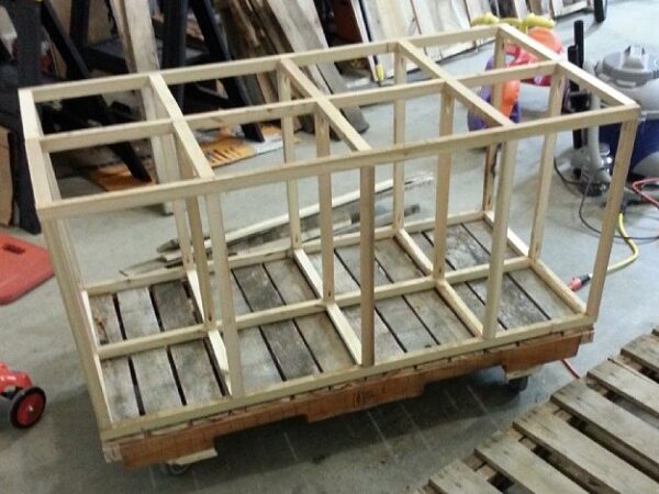 DIY Pallet Wood Storage Rack | FixThisBuildThat