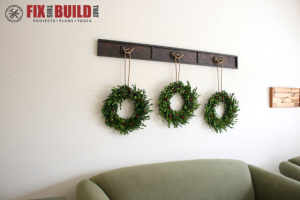 DIY Wreath Display Rail | FixThisBuildThat