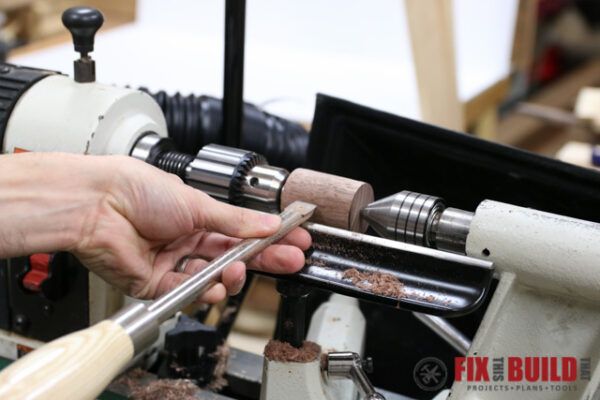 Turn Custom Wooden Cabinet Knobs on a Lathe | FixThisBuildThat