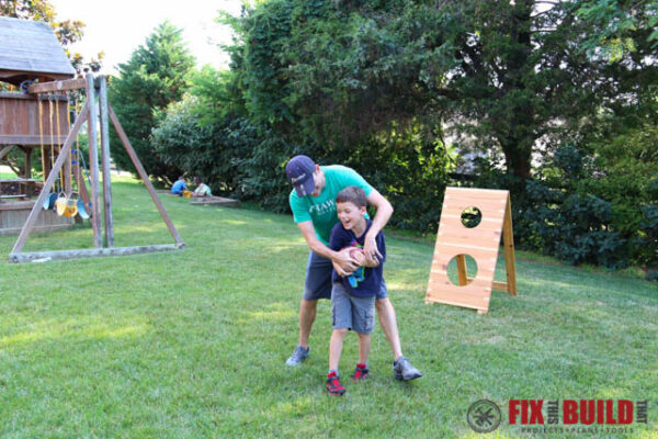 DIY Football Toss Game | FixThisBuildThat