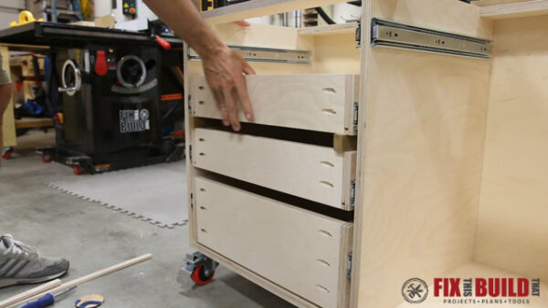 Wood Lathe Stand with Storage | FixThisBuildThat