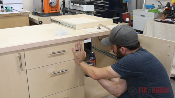 How to Build a Base Cabinet with Drawers | FixThisBuildThat