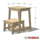 DIY Step Stool with 3-in-1 Nesting Feature | FixThisBuildThat