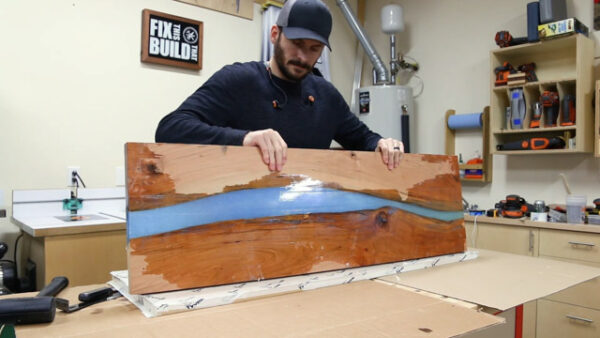 DIY Epoxy River Table with Waterfall | FixThisBuildThat