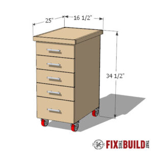 DIY Drill Press Stand with Storage | PDF Plans | FixThisBuildThat