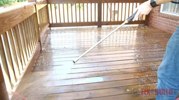 How to Stain a Deck the Easy Way | FixThisBuildThat