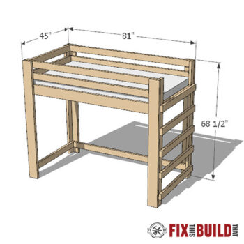 DIY Loft Bed Plans | Fix This Build That