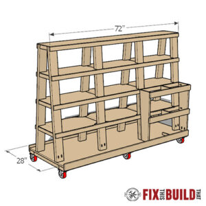 DIY Lumber Cart to Organize Your Shop! | FixThisBuildThat